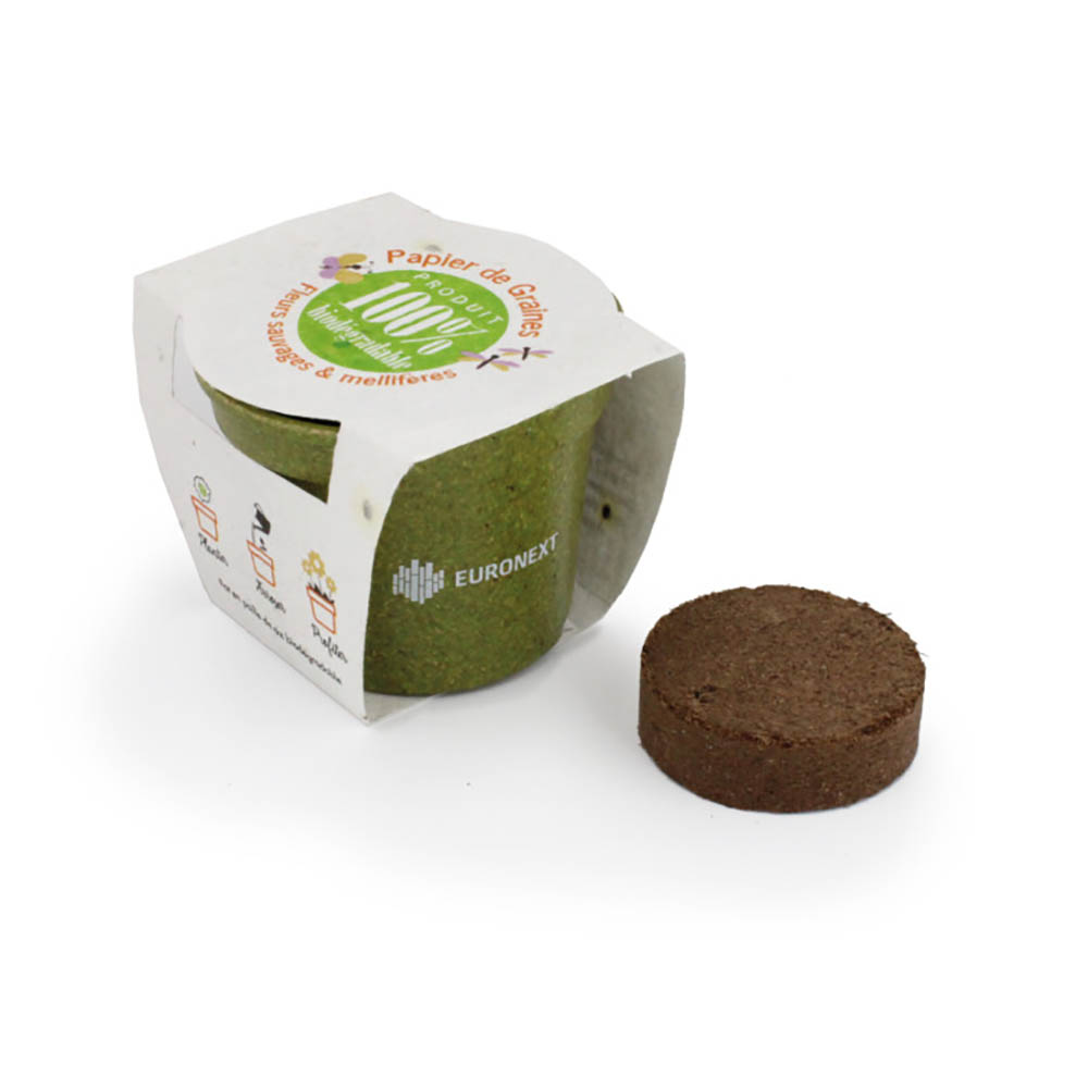 Kit de plantation personnalisé et biodégradable