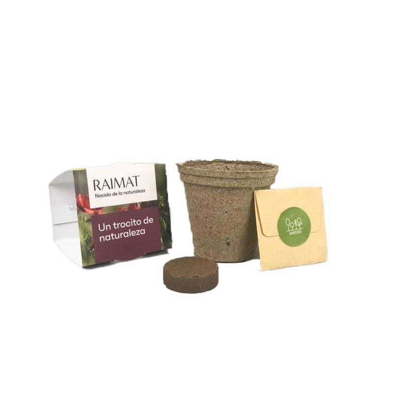 Mini kit de plantation personnalisé avec votre logo - Goodies nature