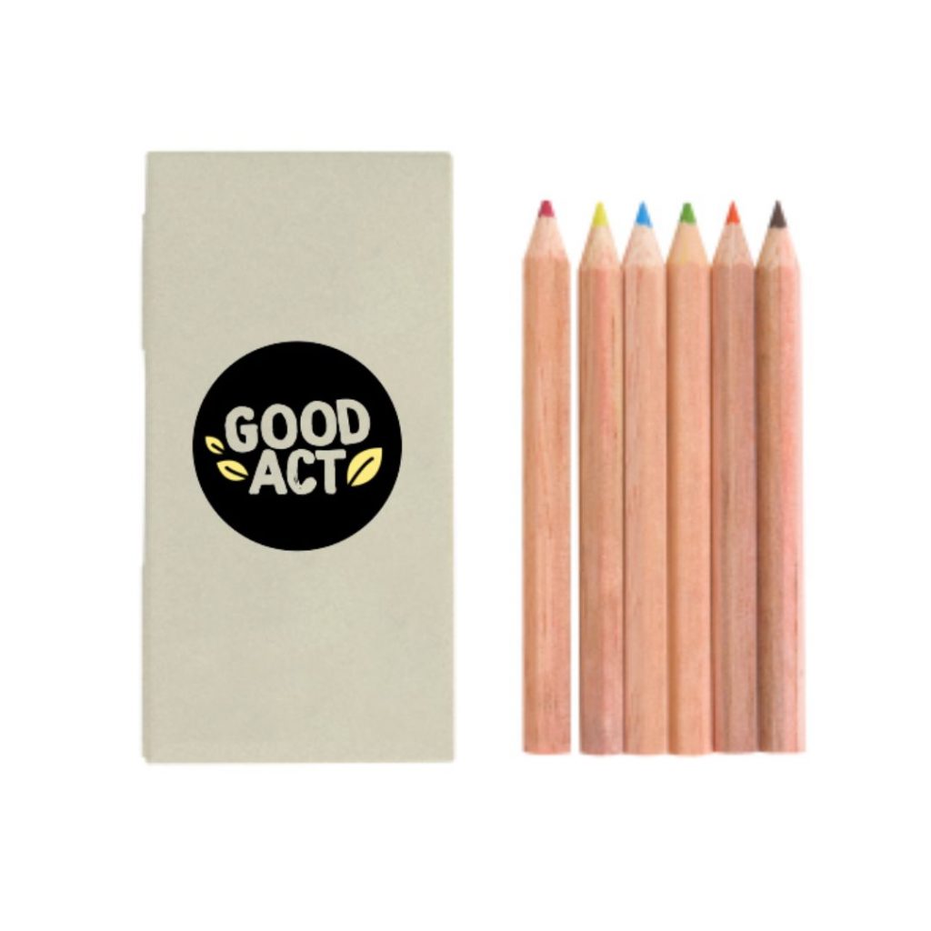 Set de 6 crayons personnalisable - Made in France